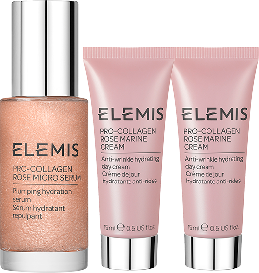 【有點．粉粉節】ELEMIS-瑰密澎澎嫩膚打包組